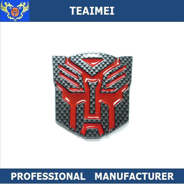 Colorful Transformers Carbon Fiber Badges Car Emblems - IBUYautoparts.com