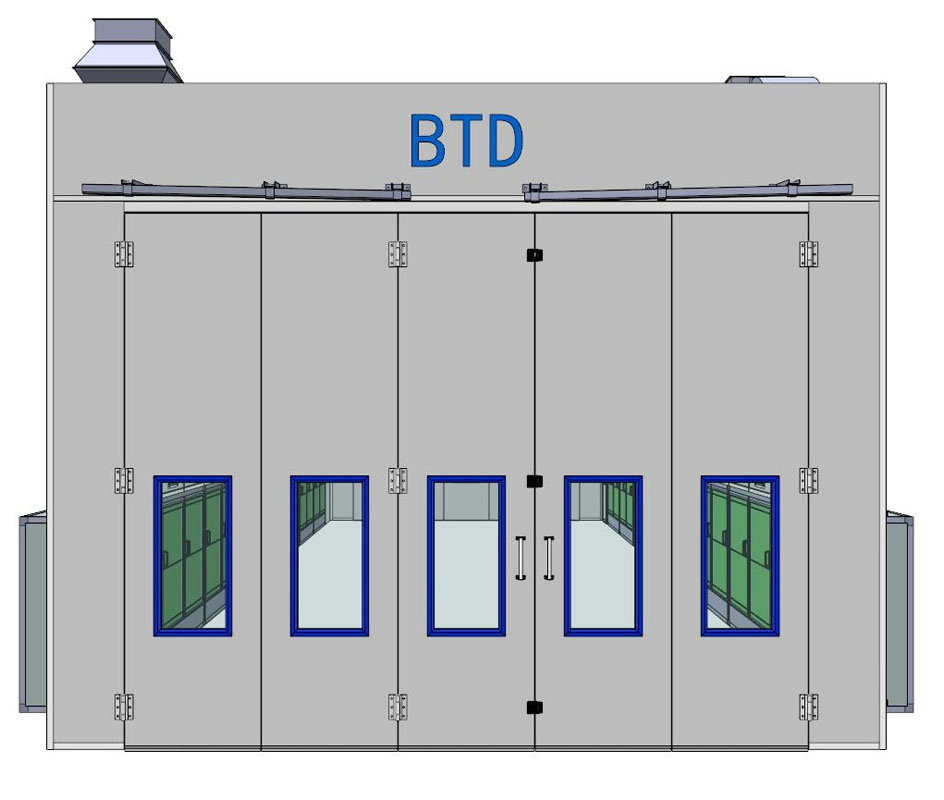German Design Industrial Spray Booth Bus Painting Booth - IBUYautoparts.com