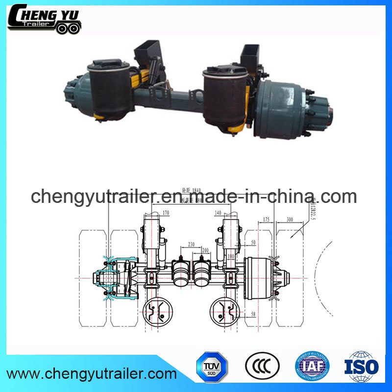 Heavy Duty Semi Trailer Truck Air Suspension with Goodyear/Firestone ...