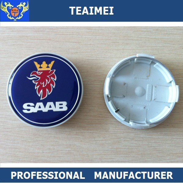 SAAB Car Logo Chrome ABS Alloy Wheel Center Hub Cap - IBUYautoparts.com
