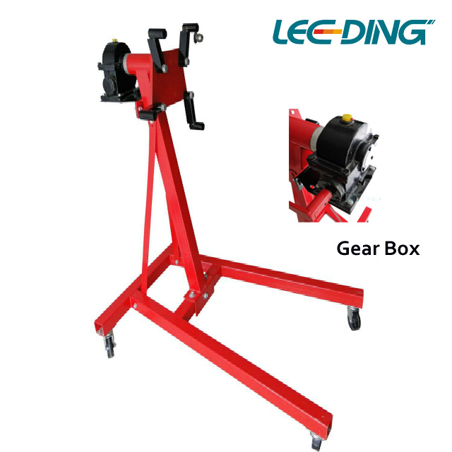 2000lb Engine Stand with Gear Box - IBUYautoparts.com