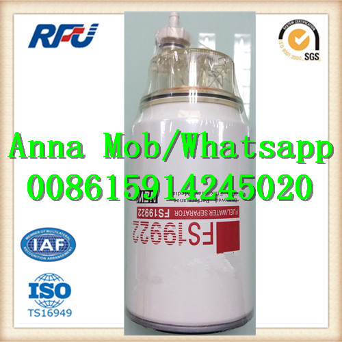 Fleetguard Diesel Filter Fuel Water Separator Fs19922 for Truck Engine ...