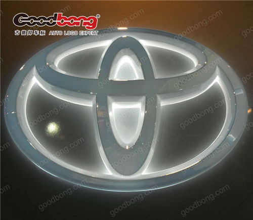 CE 3D Embossed LED Lighted Car Logo Signage - IBUYautoparts.com