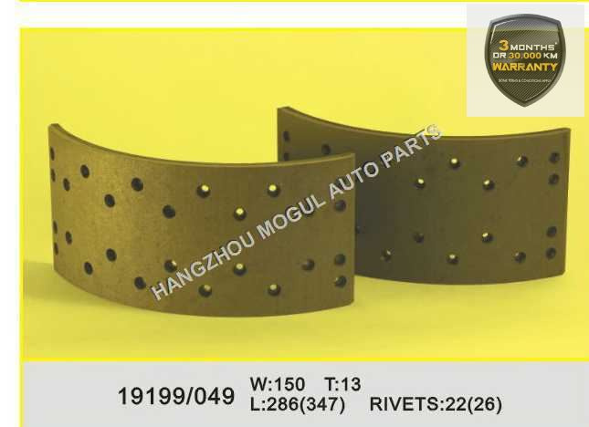 Long Lifetime Brake Lining for Heavy Duty Truck (19199/19049 ...