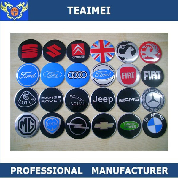 Car Logo Wheel Center Cap Stickers - IBUYautoparts.com