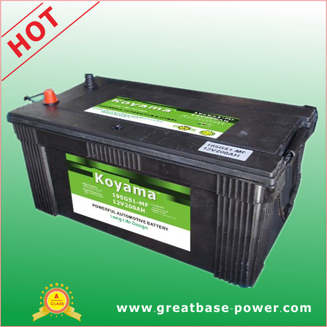 195g51-Mf 12V200ah 180ah Heavy Duty Battery for Car and Truck Auto ...