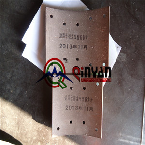 Delong Front Heavy Duty Truck Brake Lining (81.50221.0535 or 81.50221. ...