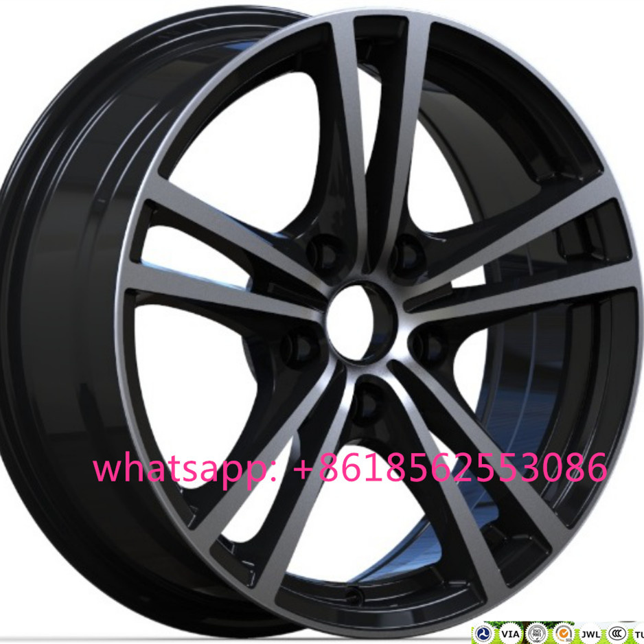Black Polish Wheels Alloy Wheel Aluminum Rim 14" 15" 16 ...