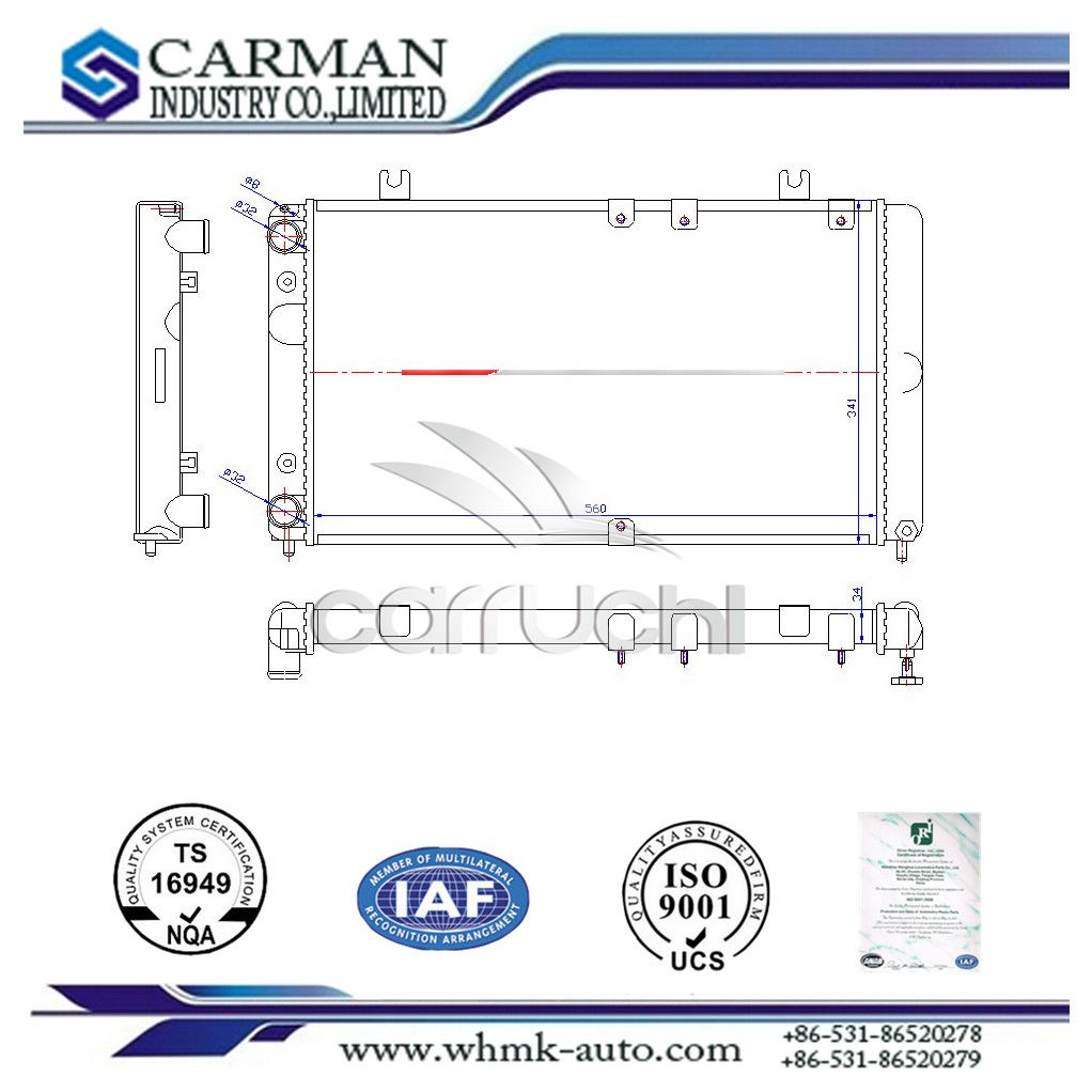 Auto Cooling Aluminum Radiator for Lada OEM: 1118-1301012 Cm-014 ...