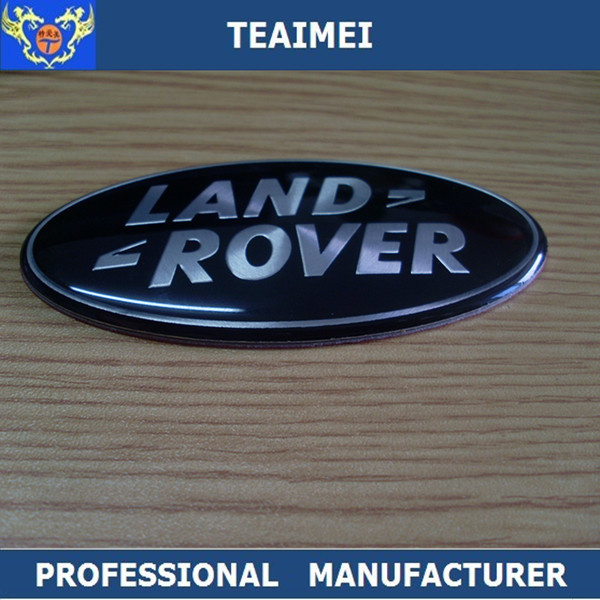 Customize Oval Land Rover Big Silver Logo Car Emblem - IBUYautoparts.com
