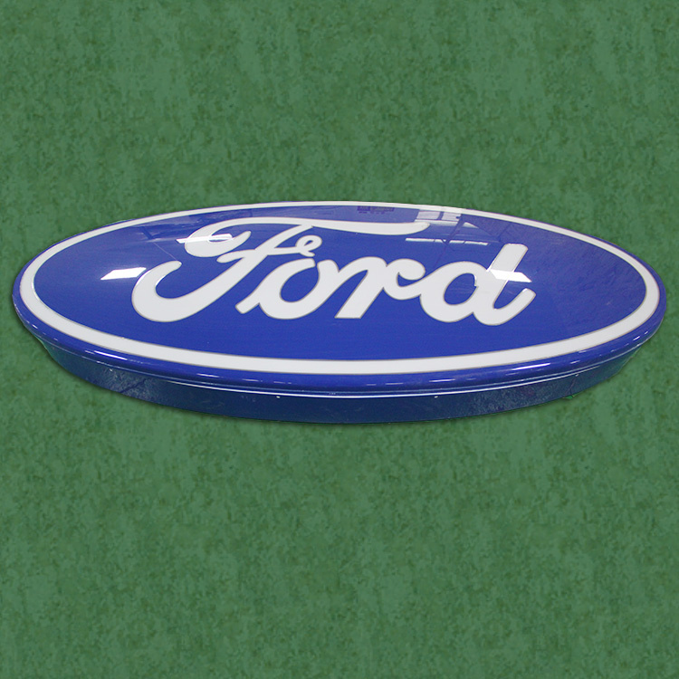 3D LED Vacuum Forming Lighting Thermoforming Auto Car Logo Sign ...