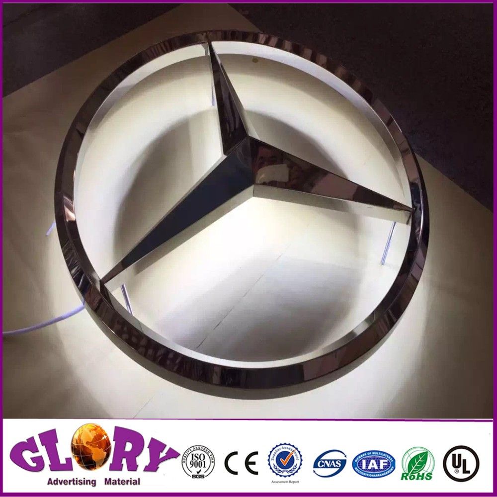 3D Car Logo Illuminated LED Car Logo - IBUYautoparts.com