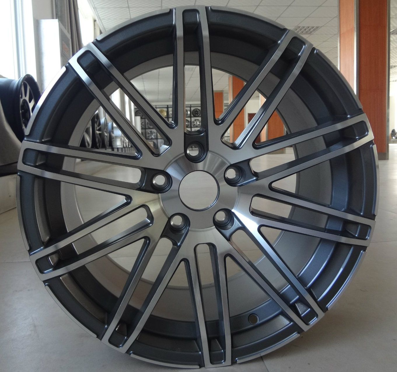 17 Inch Alloy Wheel Aluminum Rim 5X100 5X114.3 Wheel for Toyota Nissan ...