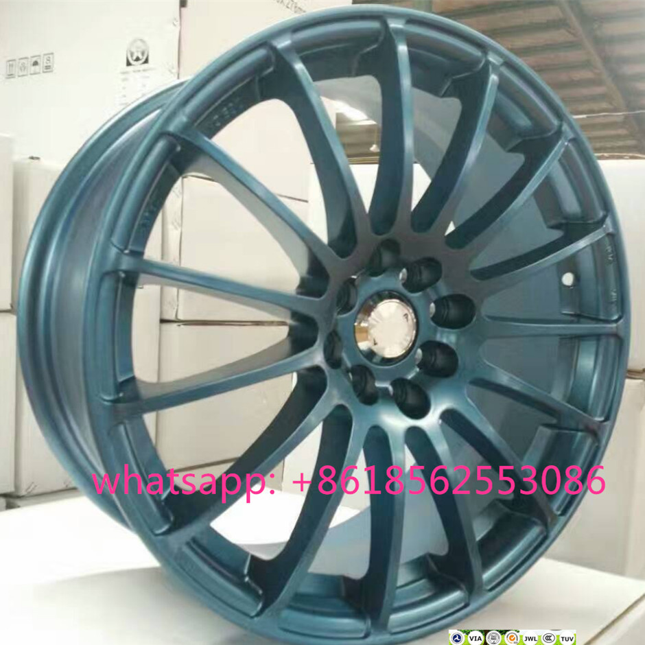 Blue Rim Car Wheels Aluminum Rims Racing Alloy Wheel - IBUYautoparts.com