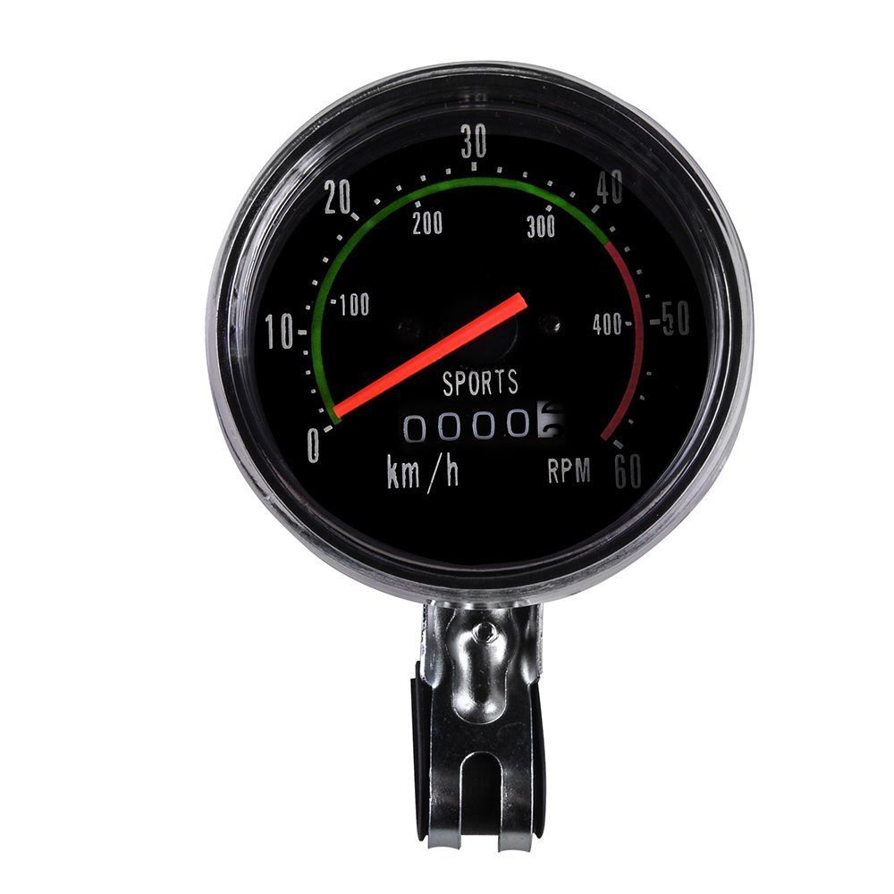 Old School Style Bicycle Speedometer Analog Odometer Classic Style for ...