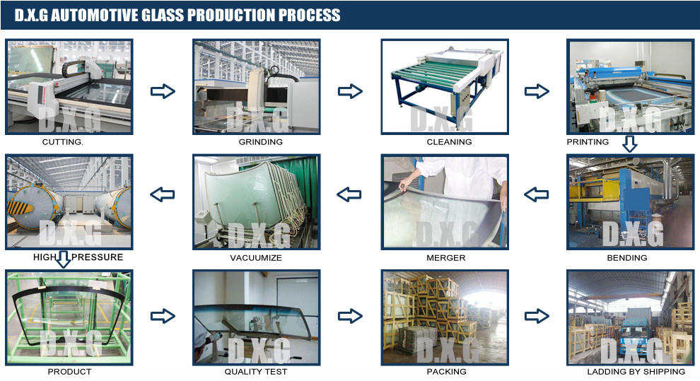 Auto Glass Sliding Window Glass for Toyota Hiace Rh200 - IBUYautoparts.com