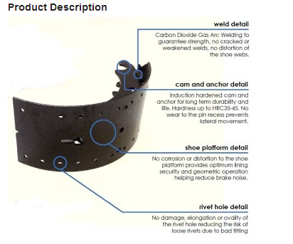 04495-0k010 K2335 Brake Shoes for Toyota Hilux Hiace - IBUYautoparts.com
