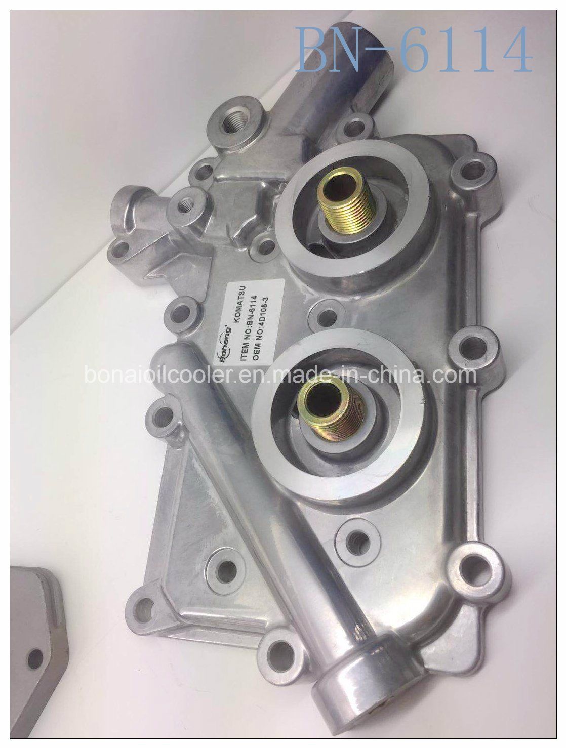 Mitsubishi Aluminium Oil Cooler Side Cover (OEM: 6D14, 6D16 ...