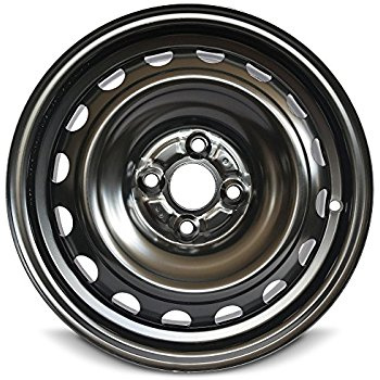 Shiny Black Rims 15 Inch 4 Lug Custom Car Snow Wheel - IBUYautoparts.com