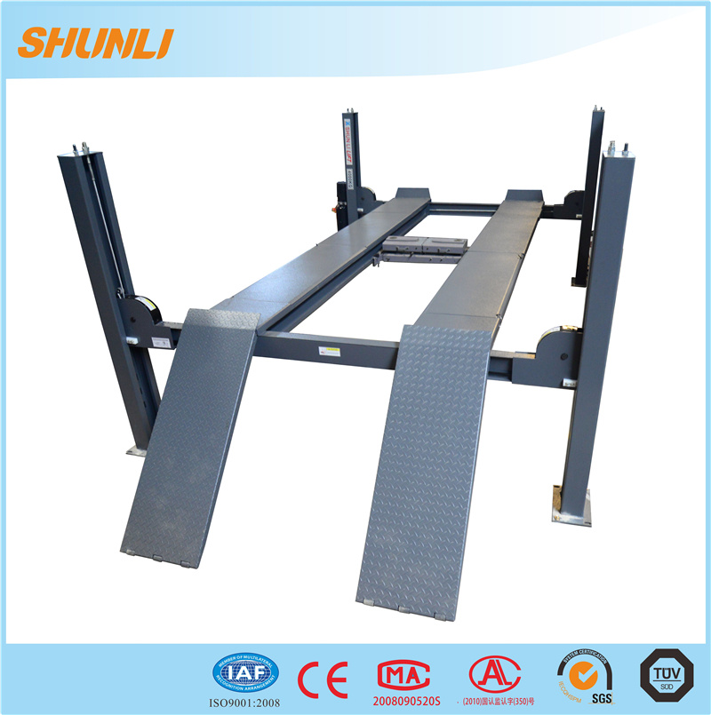 4000kg Stationary Four Post Hoist for Wheel Alignment - IBUYautoparts.com