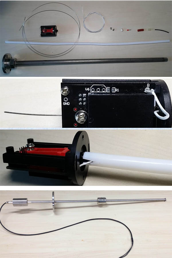 H780 Fuel Oil Flow Meter / Fuel Tank Level RS485 Level Sensor ...