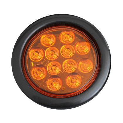 LED 4" PVC Rubber Round Truck Light (TK-TL051) - IBUYautoparts.com