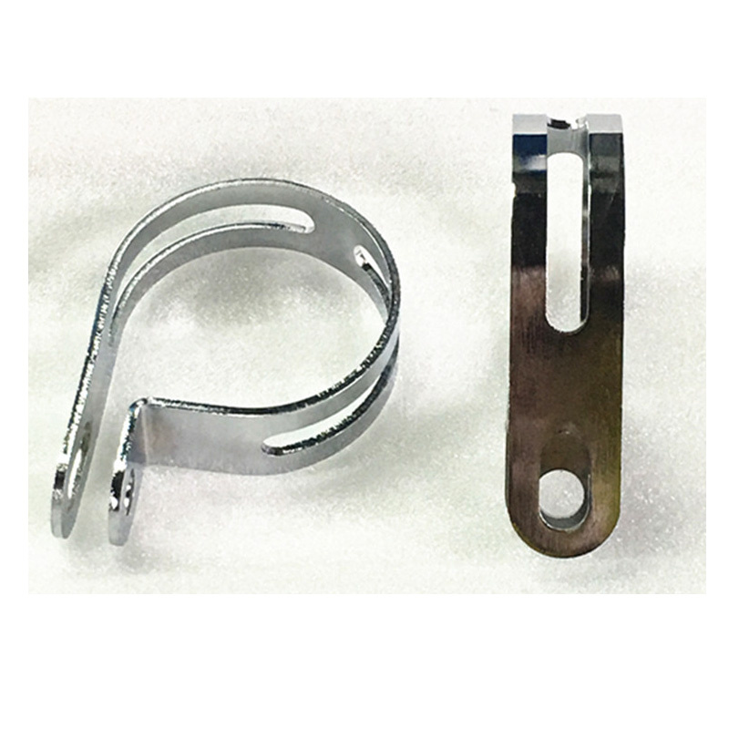 Speedway/Grasstrack Chrome Exhaust "P" Clamp - IBUYautoparts.com