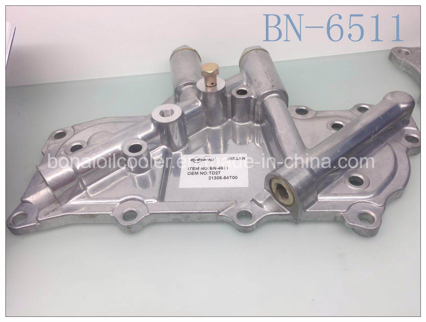 Nissan Aluminium Engine Oil Cooler Cover Td27 (OEM NO.: 21305-54T00 ...