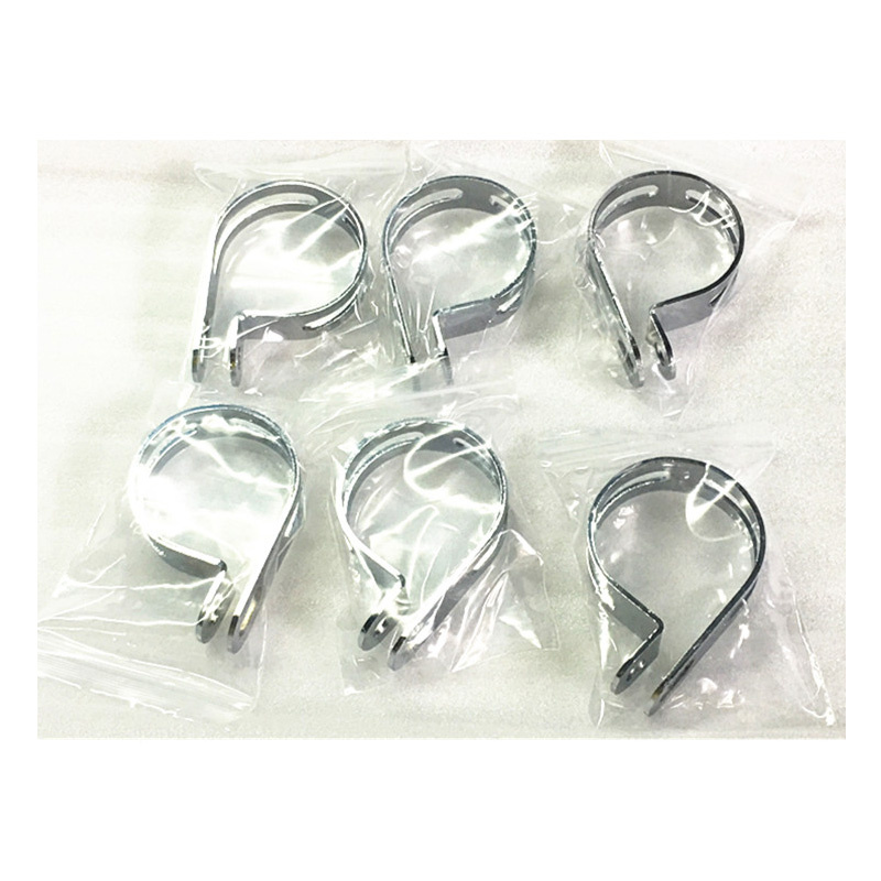 Speedway/Grasstrack Chrome Exhaust "P" Clamp - IBUYautoparts.com