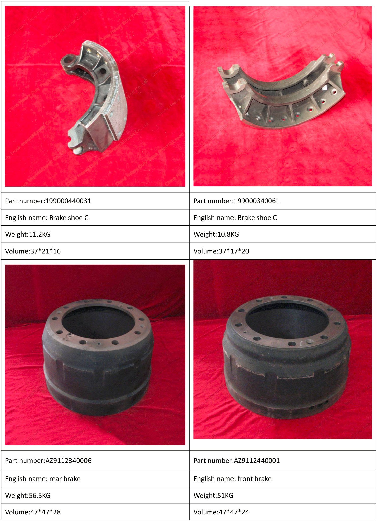 Truck Brake Drums Yutong Bus Front and Rear Brake Drum - IBUYautoparts.com