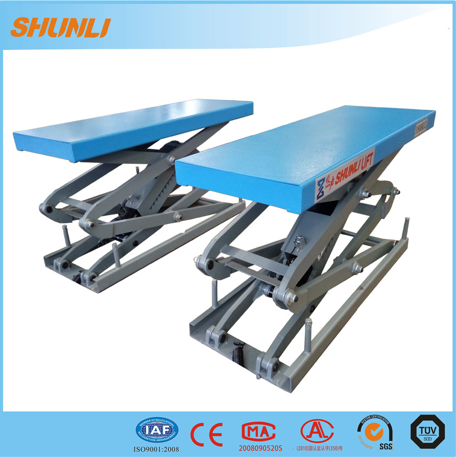 4500kg Solid Steel in Ground Double Hydraulic Scissor Hoist ...