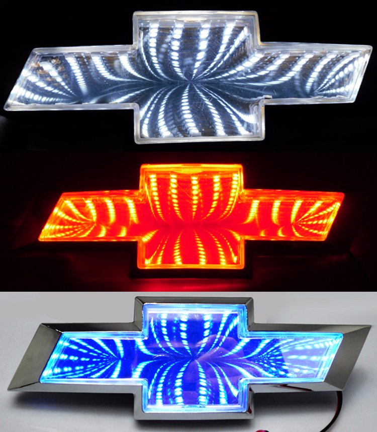 Lmusonu Automobile Car 3D LED Logo Badge Light for Chevrolet ...