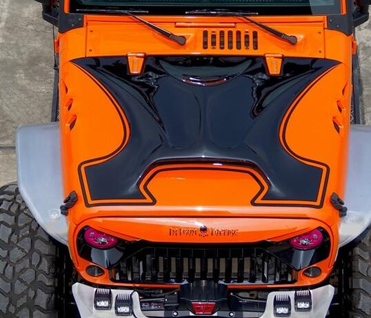 Angry Engine Master Hood for Jeep Wrangler Jk - IBUYautoparts.com