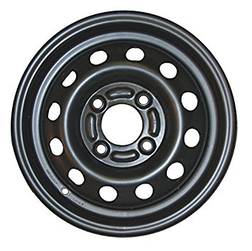 Shiny Black Rims 15 Inch 4 Lug Custom Car Snow Wheel - IBUYautoparts.com