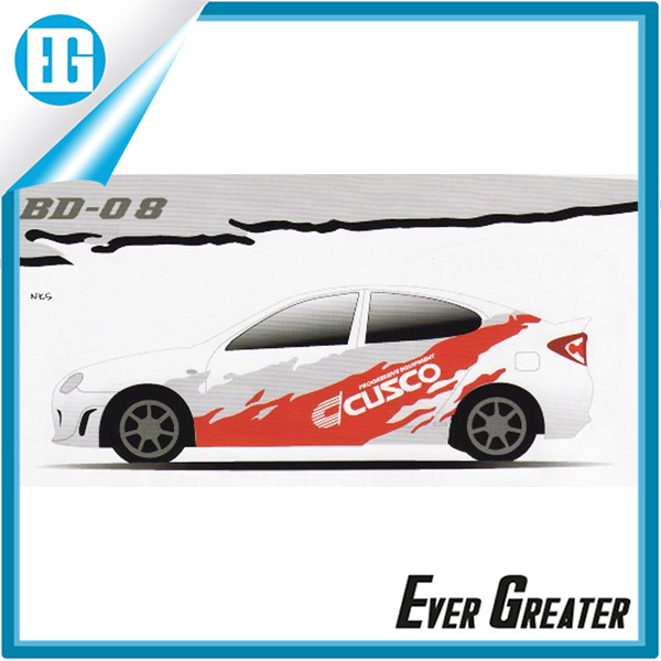 Vinyl Body Side Graphics Racing Stripes Car Sticker - IBUYautoparts.com