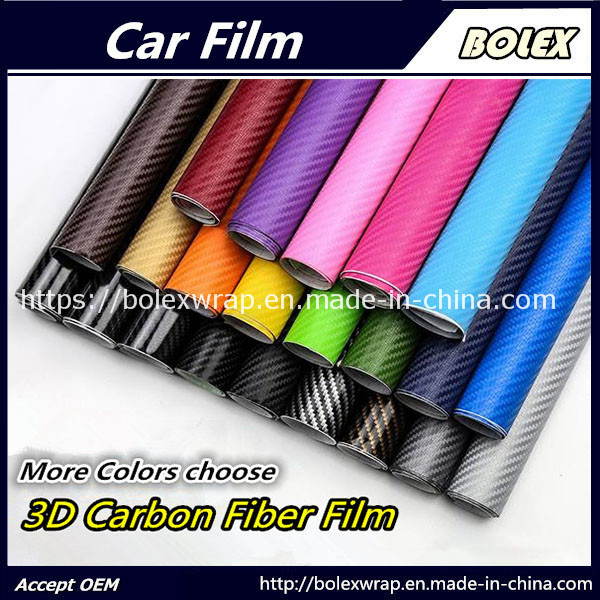 Car Full Body Decoration Film 3D Carbon Fiber Vinyl Decoration Car ...