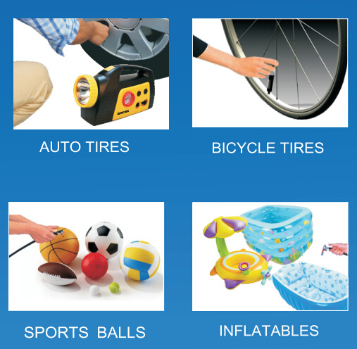 Automatic 12V Cordless Preset Analog Air Compressor Tire Inflator with ...