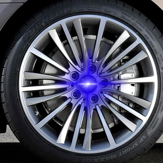 2016 New Ice Blue Car Tire Flash Maglev Wheel Light - IBUYautoparts.com