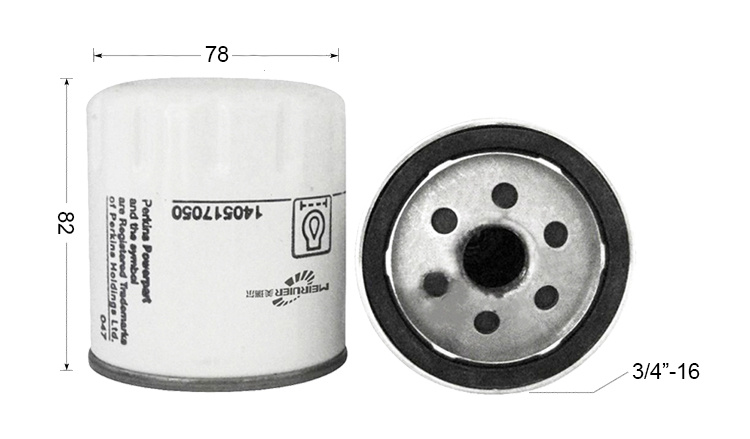 China Factory Auto Oil Filter for Perkins Engine 140517050 ...