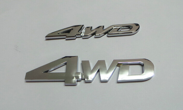 Custom Chrome Car Logo Letter Nameplate Badge Emblem Sticker ...