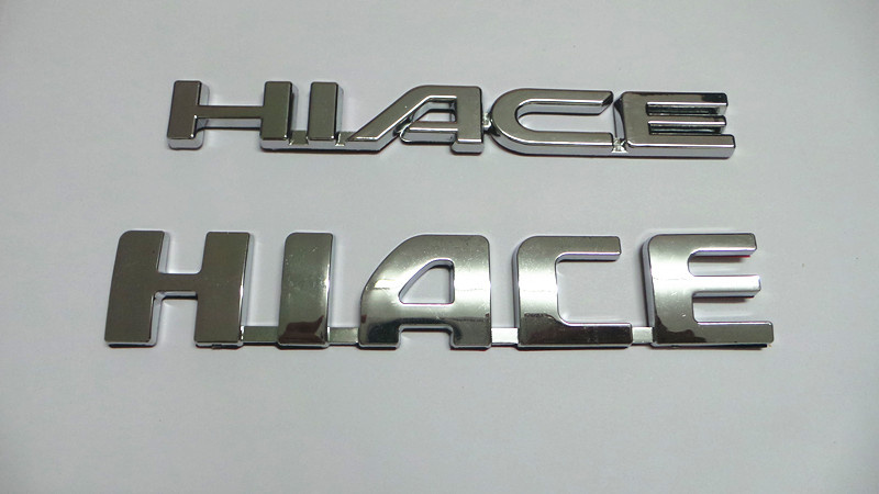 Custom ABS Car Logo Chrome Letter Sticker Car Emblems Badges ...