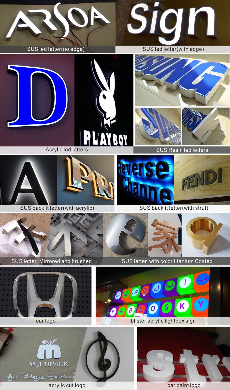 Thermoforming 3D Acrylic Signage Car Logo for Advertising ...