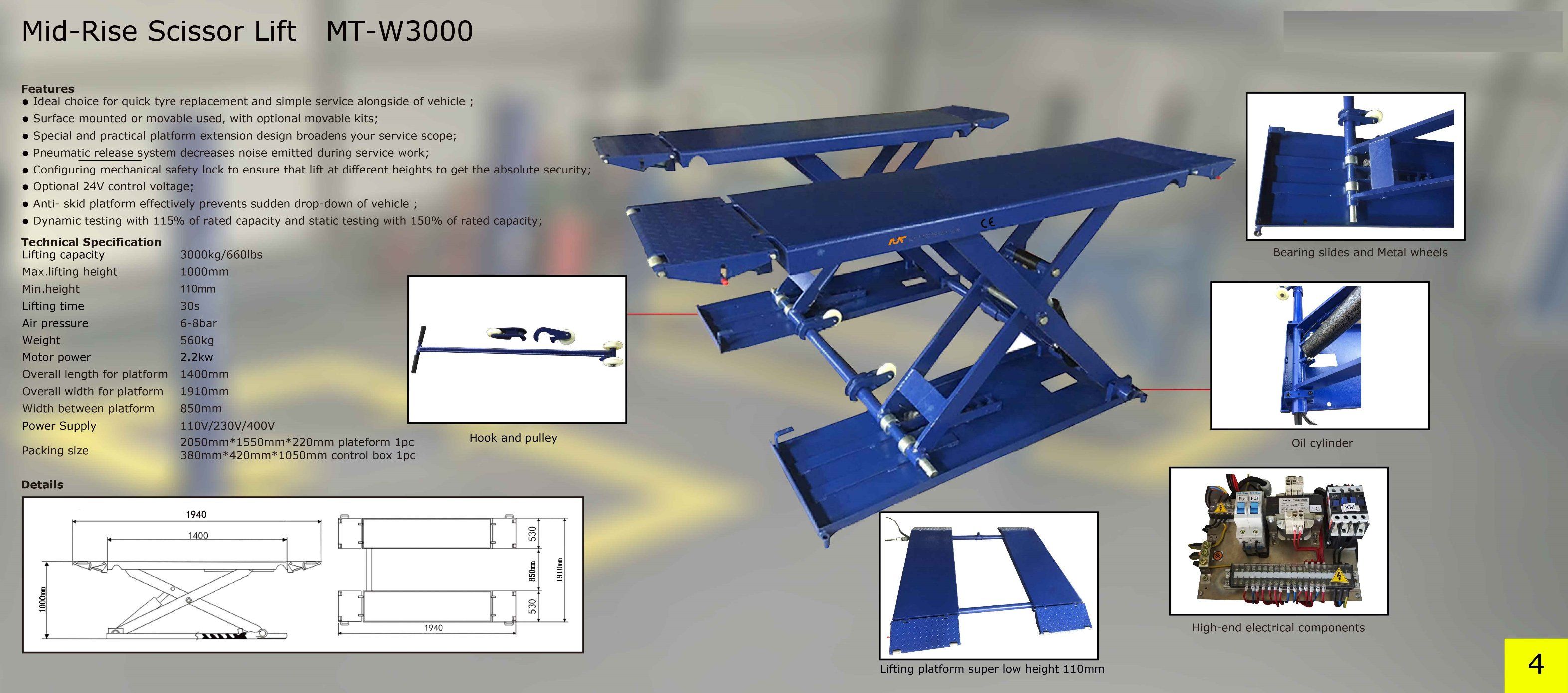 Movable MID-Rise Scissor Lift/ Car Lifter. - IBUYautoparts.com