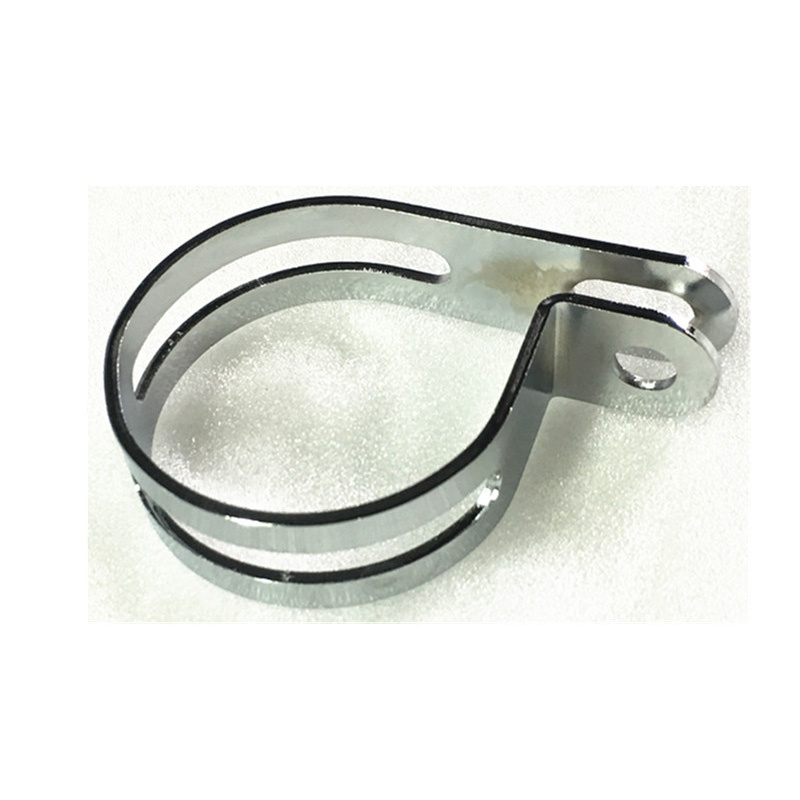 Speedway/Grasstrack Chrome Exhaust "P" Clamp - IBUYautoparts.com