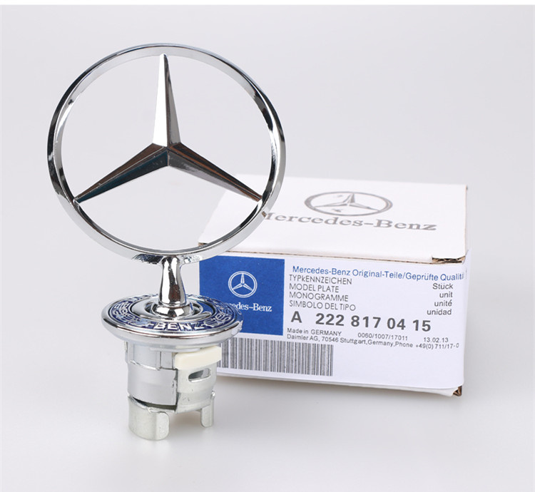 Car Star Hood Badge LED Lighted Emblem for Mercedes - IBUYautoparts.com