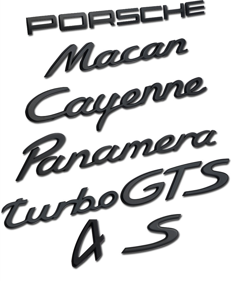 Car Metal Logo Crested Hood Grill Emblems for Porsche - IBUYautoparts.com