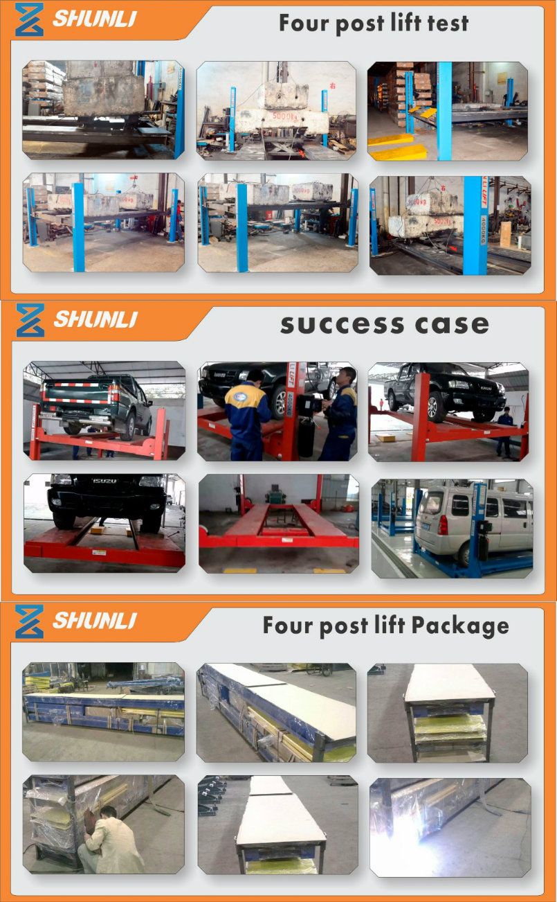 4000kg Stationary Four Post Hoist for Wheel Alignment - IBUYautoparts.com