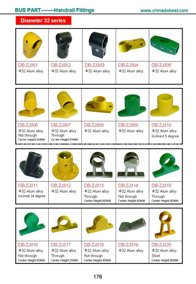 Bus Handrail Fittings, Tube, Pipe, Support, Accessories - IBUYautoparts.com