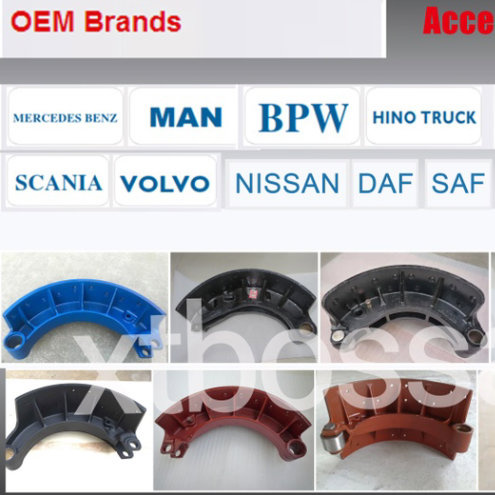 2017 Auto Parts Brake Shoe for Heavy Duty Truck Hino, Volvo, Man ...