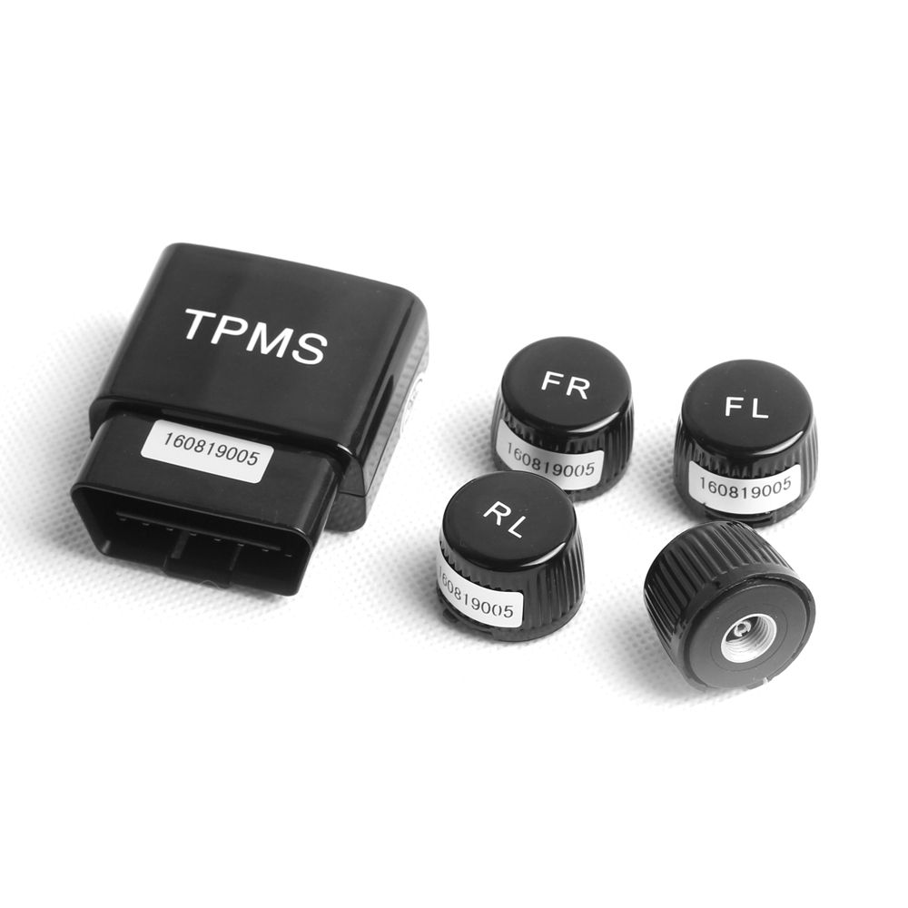 Bluetooth APP TPMS OBD Interface Silver Sensors for Android Ios System ...
